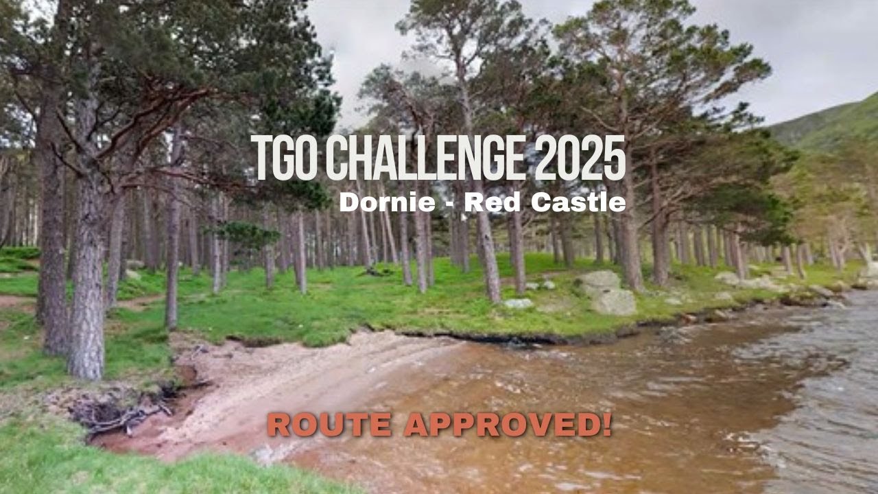 TGO Challenge 2025 - Approved route flyover - Dornie to Red Castle ...