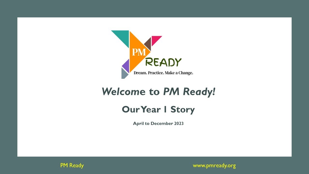 PM Ready 2023 Story - YouTube