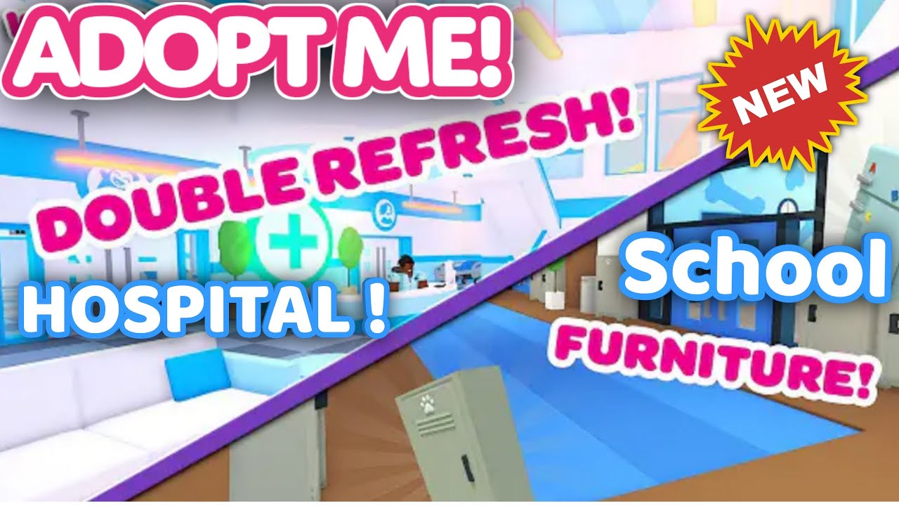 AT LAST ! School and Hospital Updates and Upgrades in Adopt Me! On ...