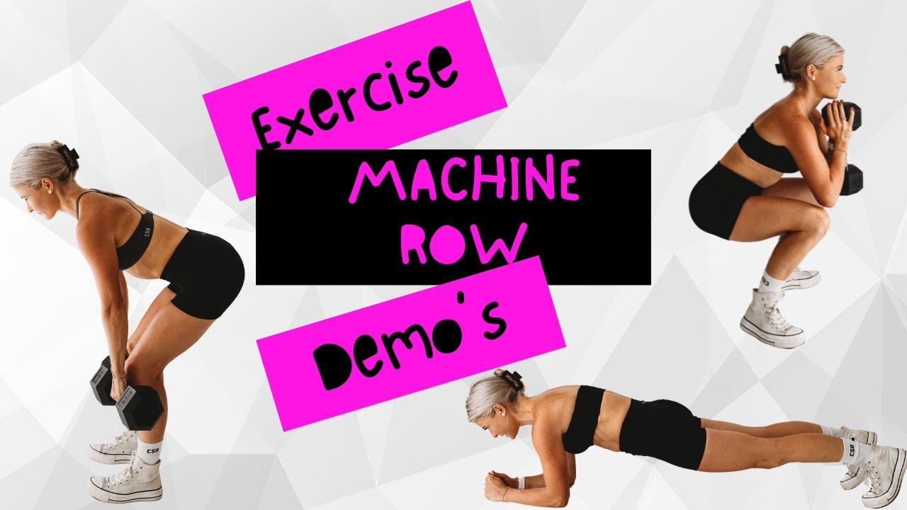 Seated Row Machine Demo, correct technique + getting the most out of ...