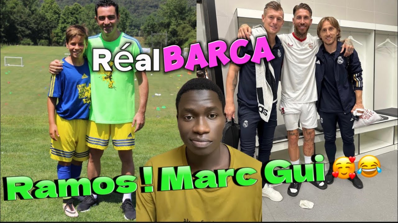 Thiey Ramos ak wa Real ! 😂 Marc Gui ak Xavi halé mag na - YouTube