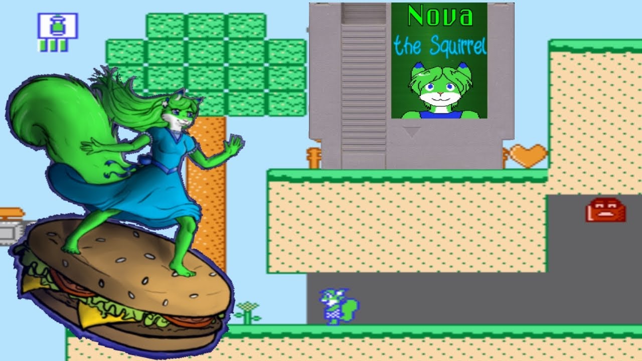 BioPhoenix Game Reviews: Nova The Squirrel (NES) - YouTube