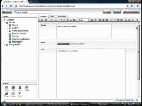 Umbraco Contour, Integration with other databases and systems - YouTube