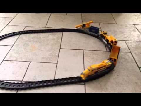 Toy State cat iron diesel train - YouTube