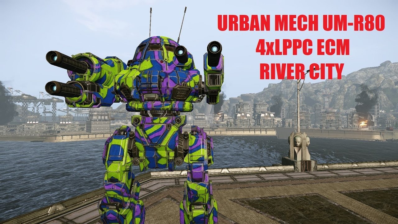 Urban Mech UM-R80 | 4xLPPC ECM | River City - YouTube
