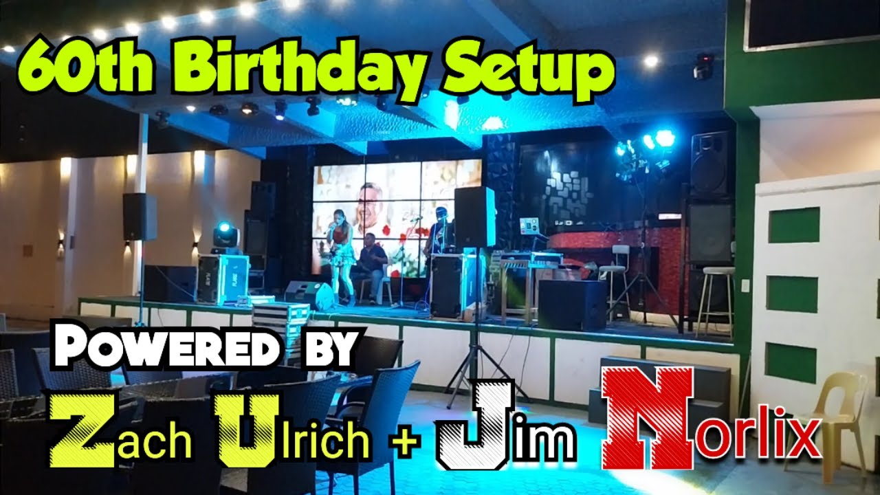 60th Birthday Setup W/ Red String Band Powered by Team Absolute - YouTube