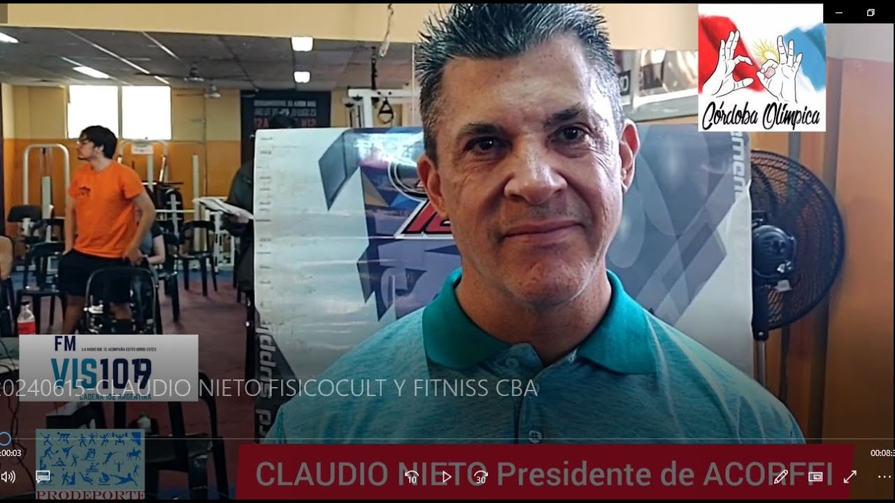 15 DE JUNIO DE 2024- ENTREVISTA CLAUDIO NIETO FISICOCULT Y FITNISS CBA ...