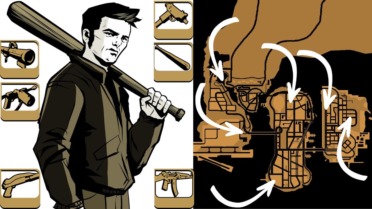 HOW TO Get All WEAPONS IN GTA 3 ( Locations of all weapons) - YouTube