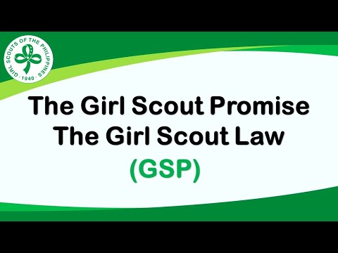 GIRL SCOUT PROMISE / GIRL SCOUT LAW
