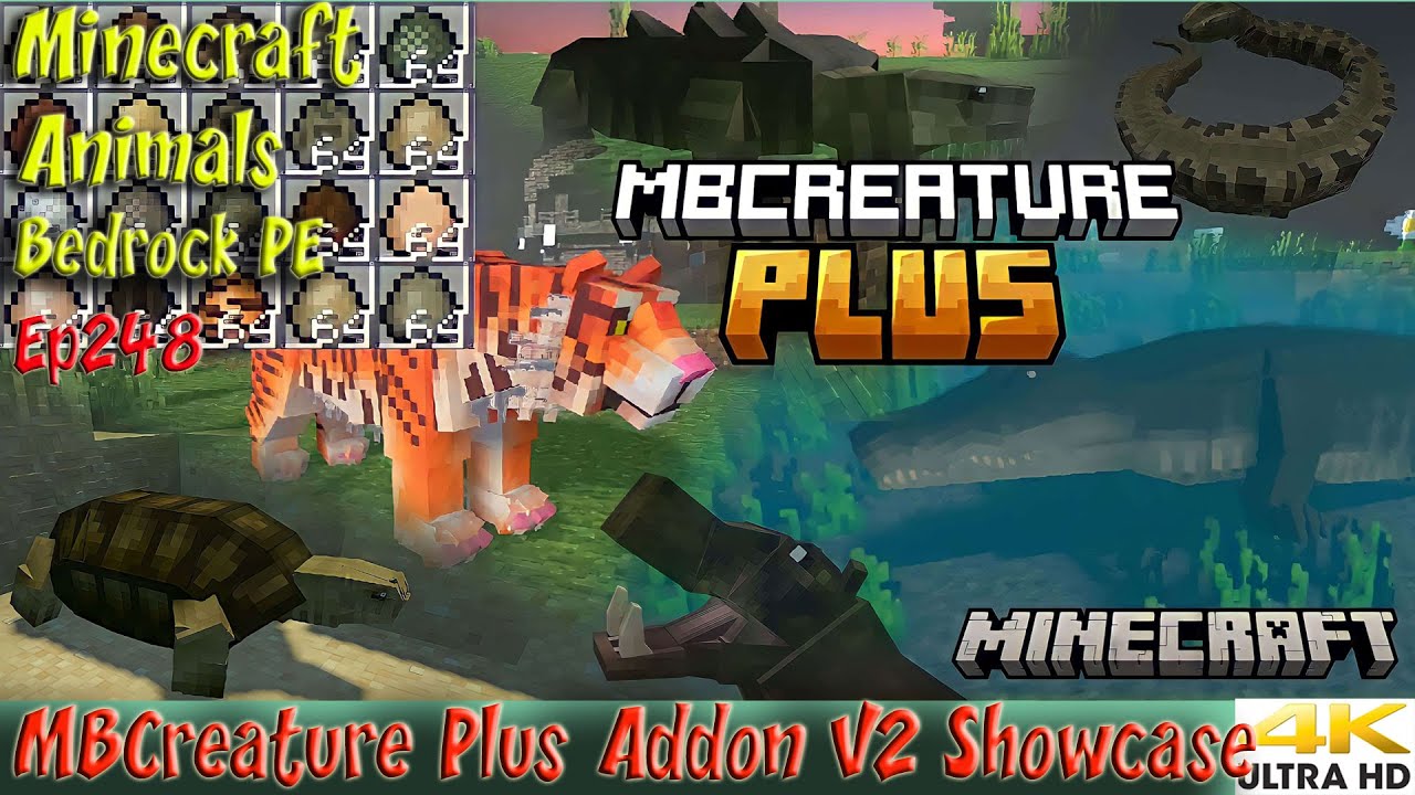 MBCreatures Plus Addon V2 Showcase MB Creatures Minecraft Bedrock PE ...