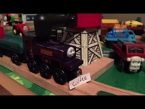 Wooden Railway Thomas Nameboards - YouTube