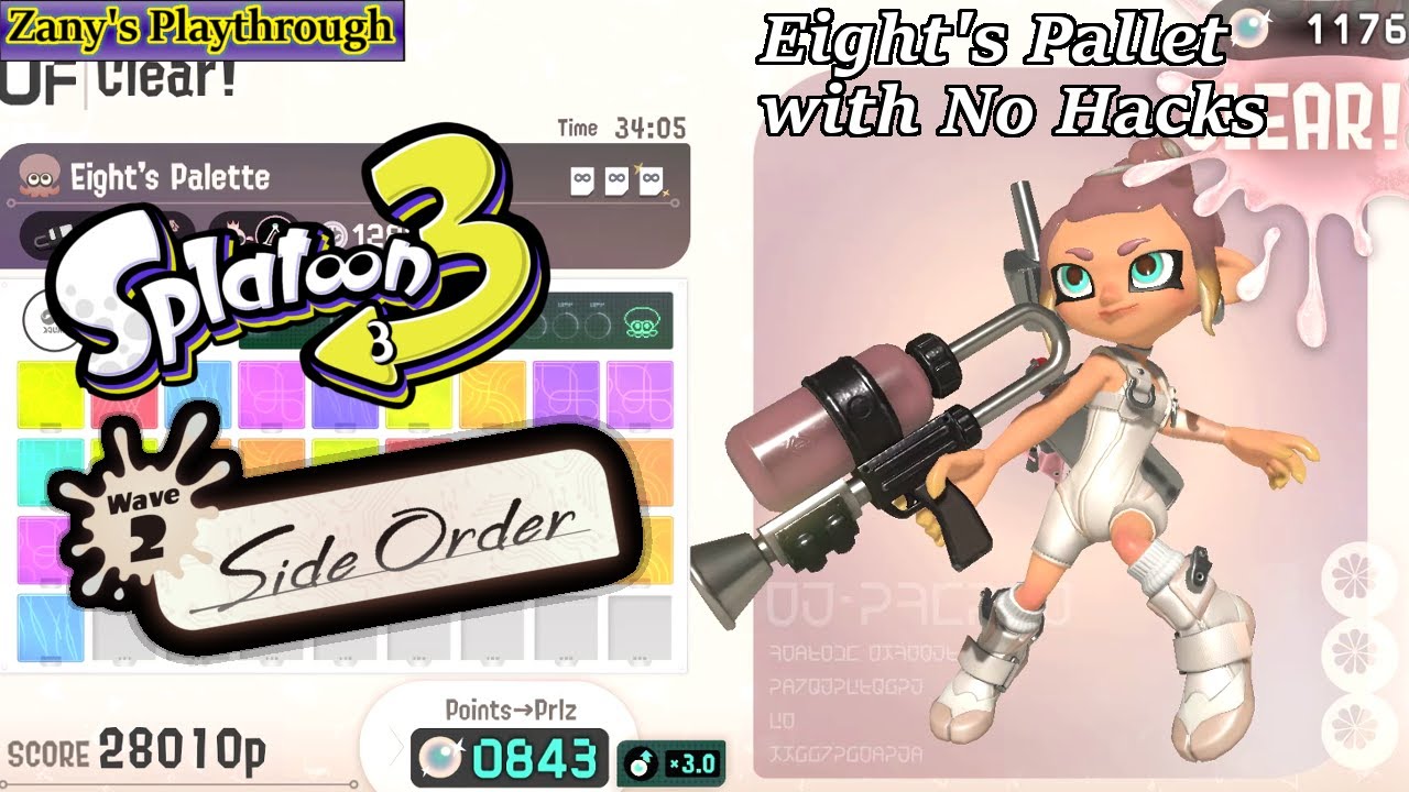 Splatoon 3: Side Order - Eight's Pallet with No Hacks - YouTube