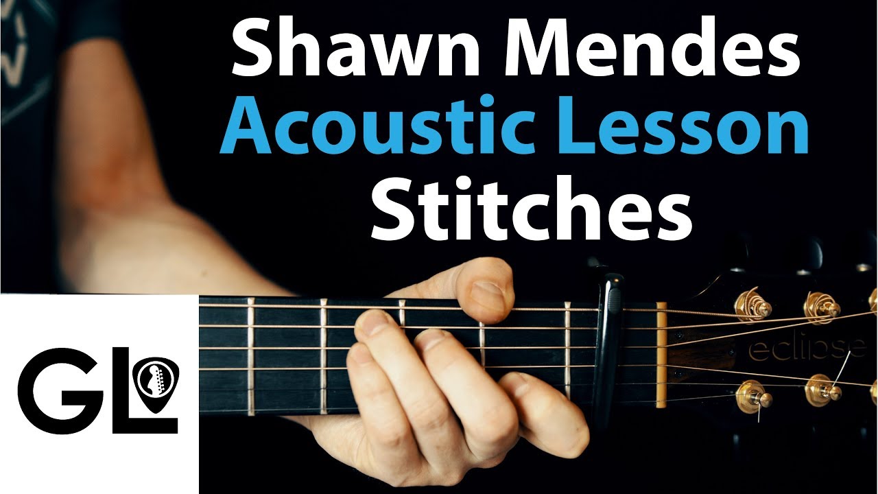 Stitches - Shawn Mendes: Acoustic Guitar Lesson/Tutorial 🎸How To Play ...