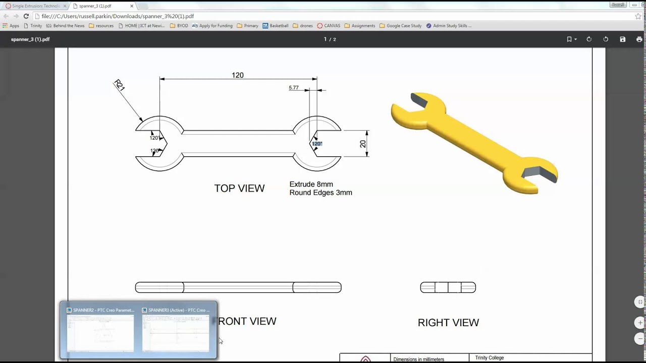 Making the spanner - YouTube