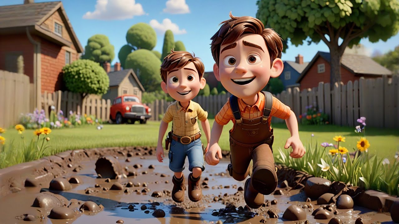 Don’t Jump in Mud – Ooops Too Late! | Silly Muddy Adventure Rhyme for ...