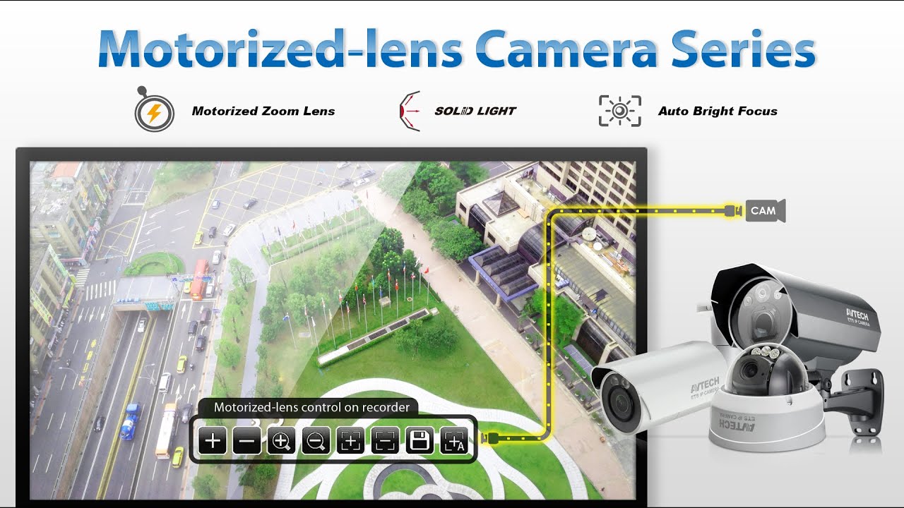 Motorized Lens Control (2nd generation of DCCS)_AVTECH_EagleEyes - YouTube