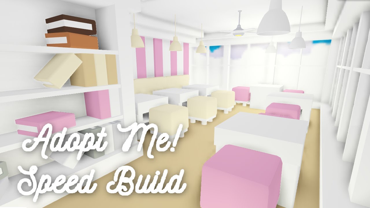 Cute Pink Cafe Speed Build Part #2 [PLUS TOUR] 🧁 Roblox Adopt Me! - YouTube