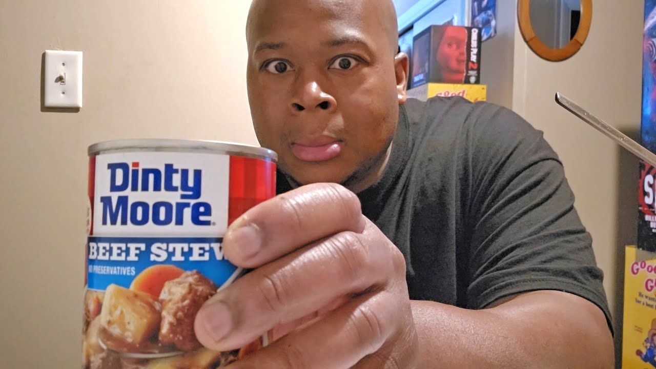 Trying Can Beef Stew For The First Time. - YouTube