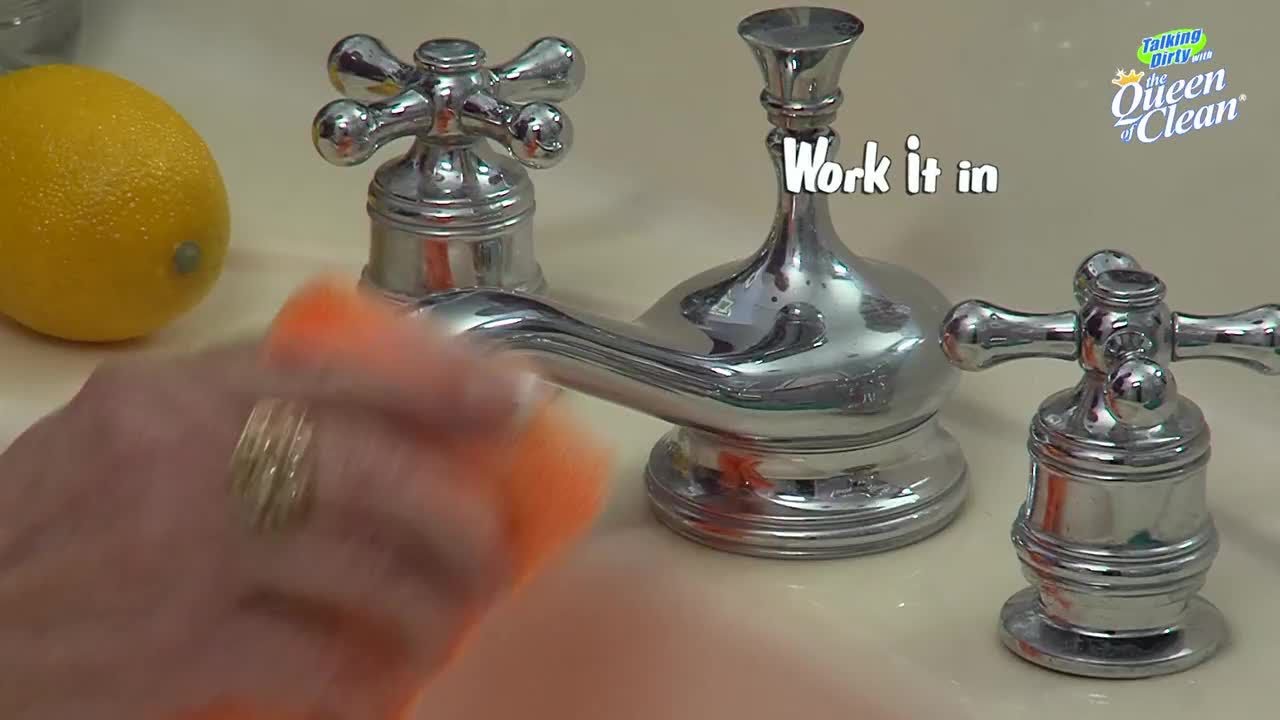 Queen of Clean: Polishing Chrome Fixtures - YouTube