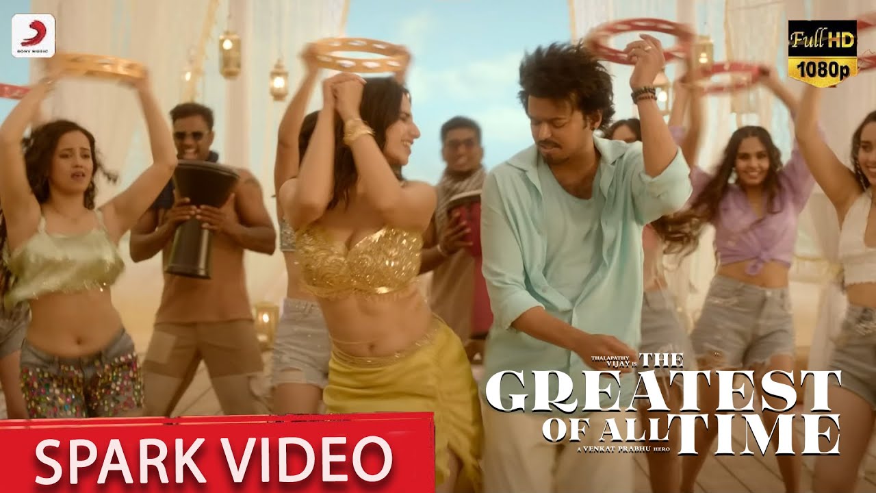 Spark Song - The Goat | Thalapathy Vijay | Meenakshi Chaudhary - YouTube