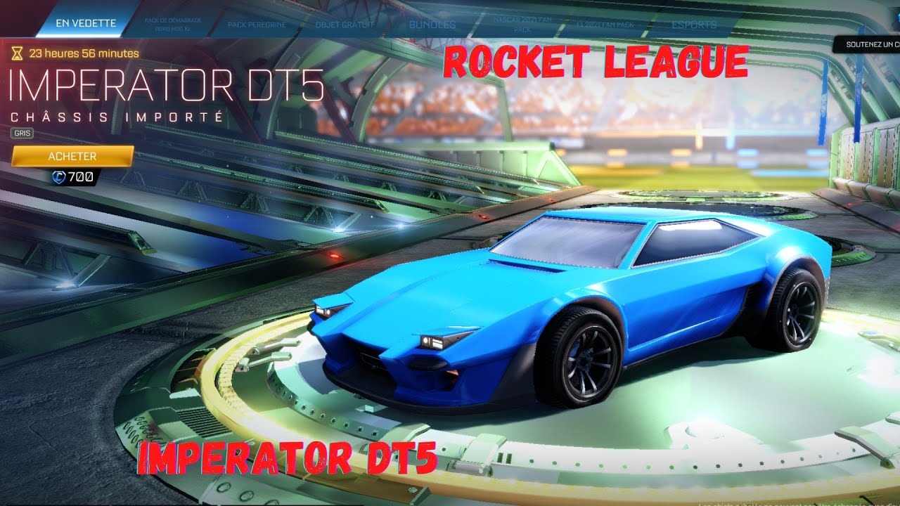 *NEW* IMPERATOR DT5 AUTO BOUTIQUE 24 AOUT 2021 ROCKET LEAGUE / ITEM ...