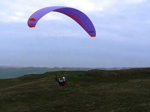 Paraglider Perfect Forward Launch - YouTube