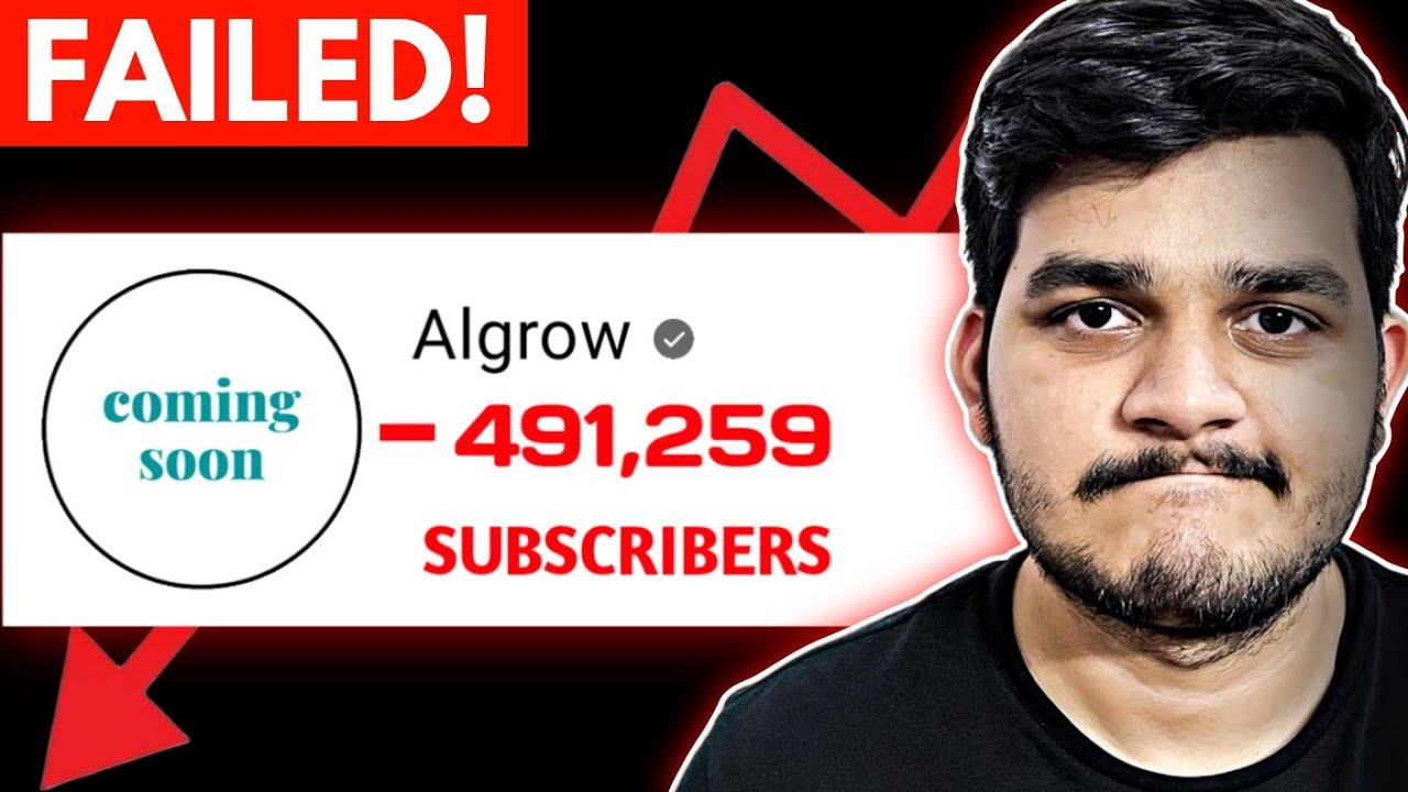Why @Algrow LOST His' 99.9% Genuine AUDIENCE?😲 - YouTube