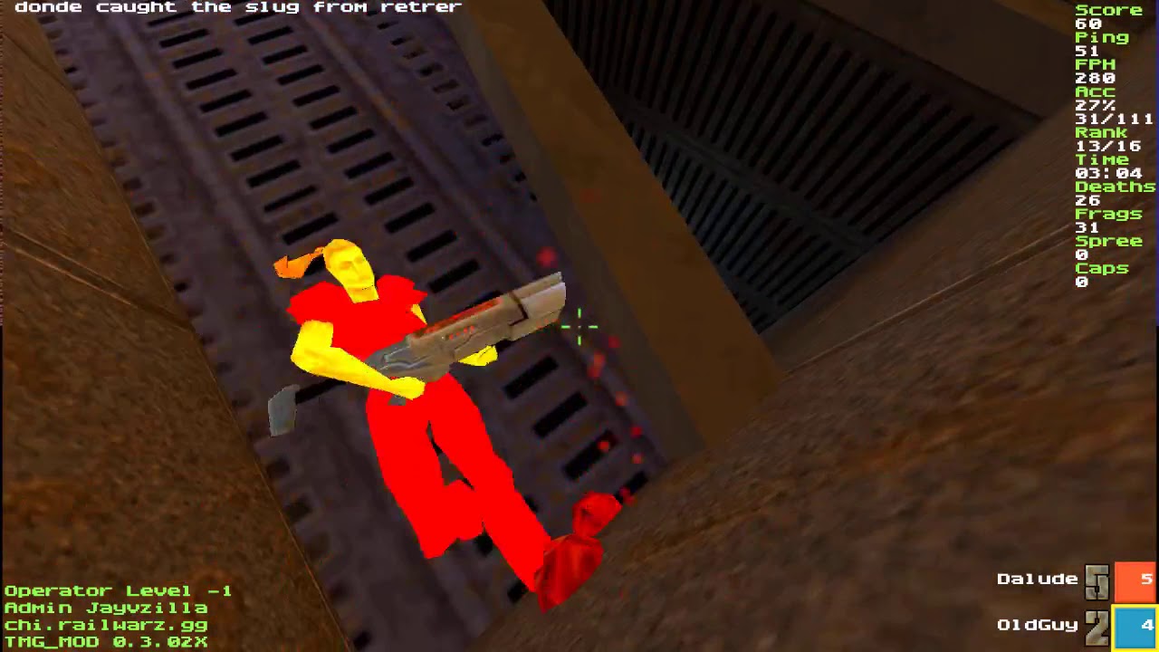 Monday April 27 2020 Quake 2 CTF RailwarZ - YouTube