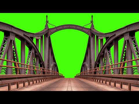 Green Screen Bridge Road Skyline 4K UHD - YouTube