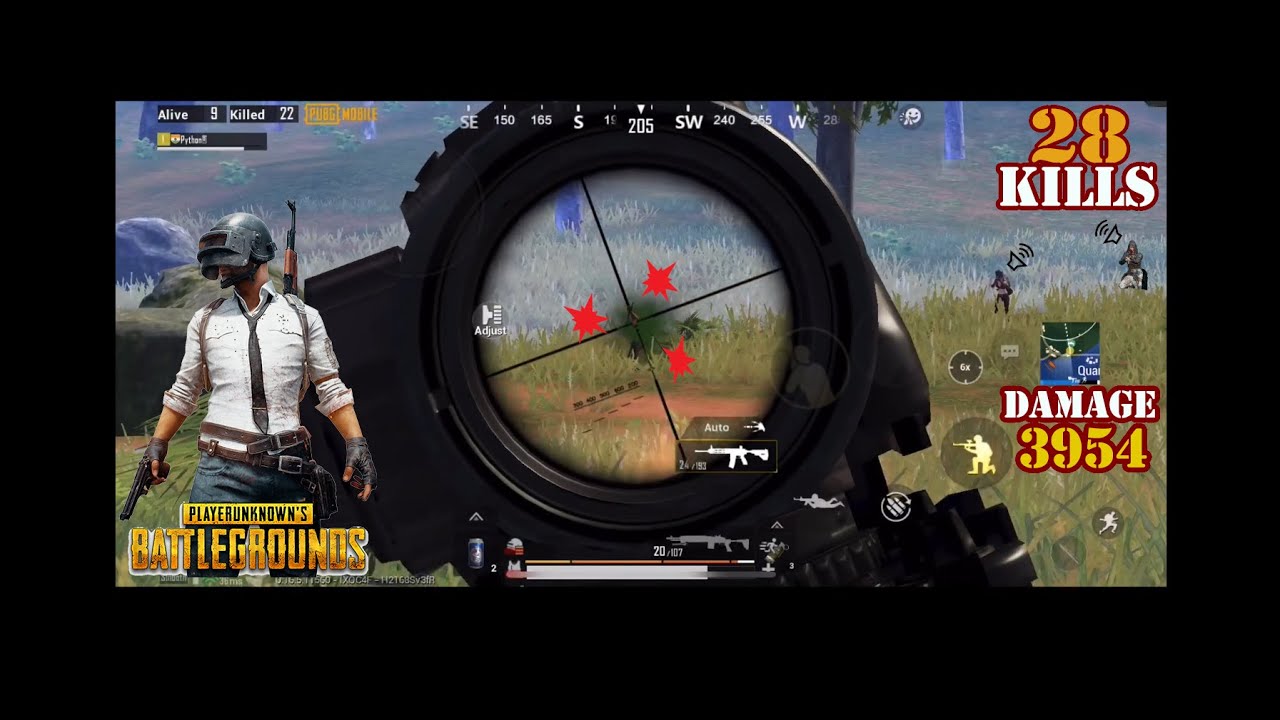 Between TWO teams!! | DAMAGE 3954 | Pubg Mobile PYTHON - YouTube