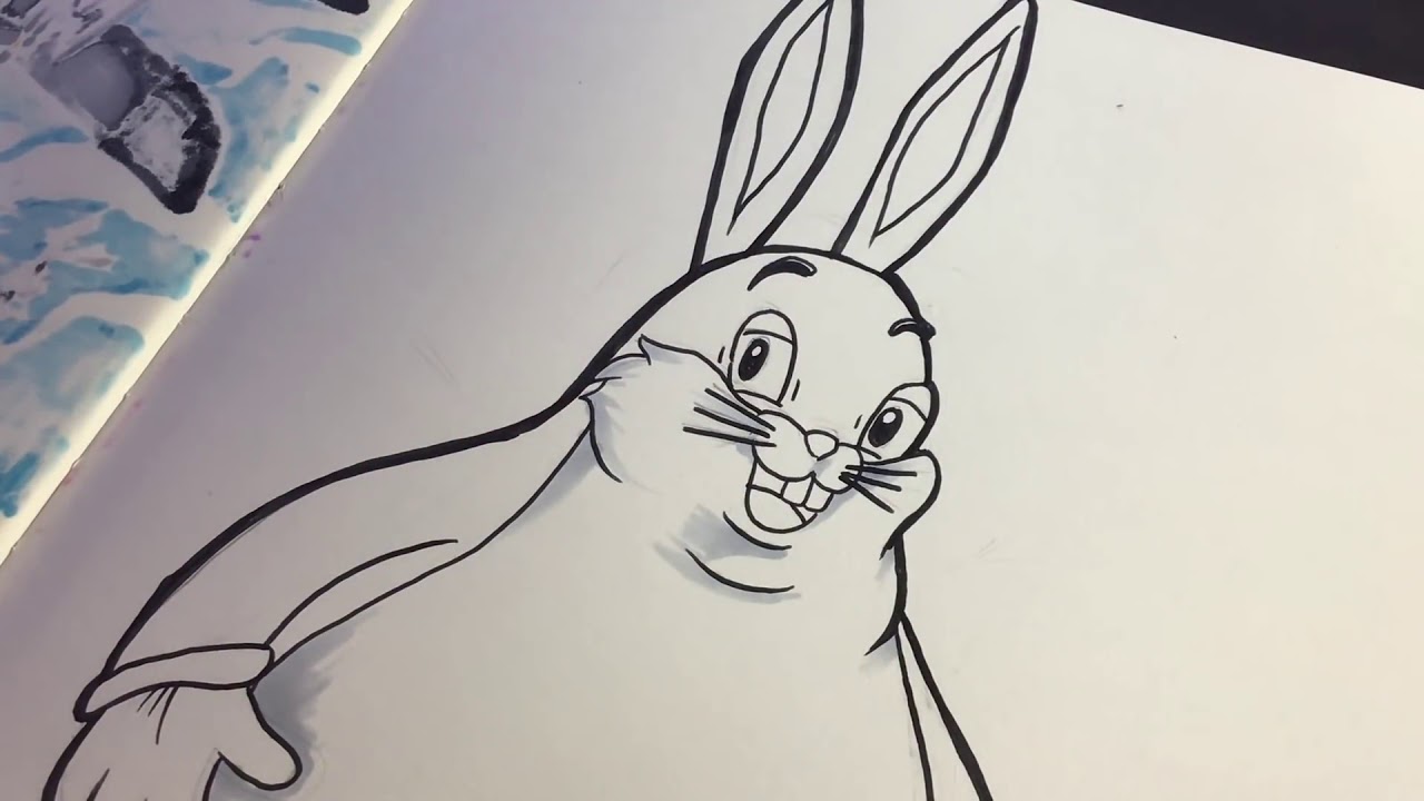 BIG CHUNGUS DRAWING - YouTube