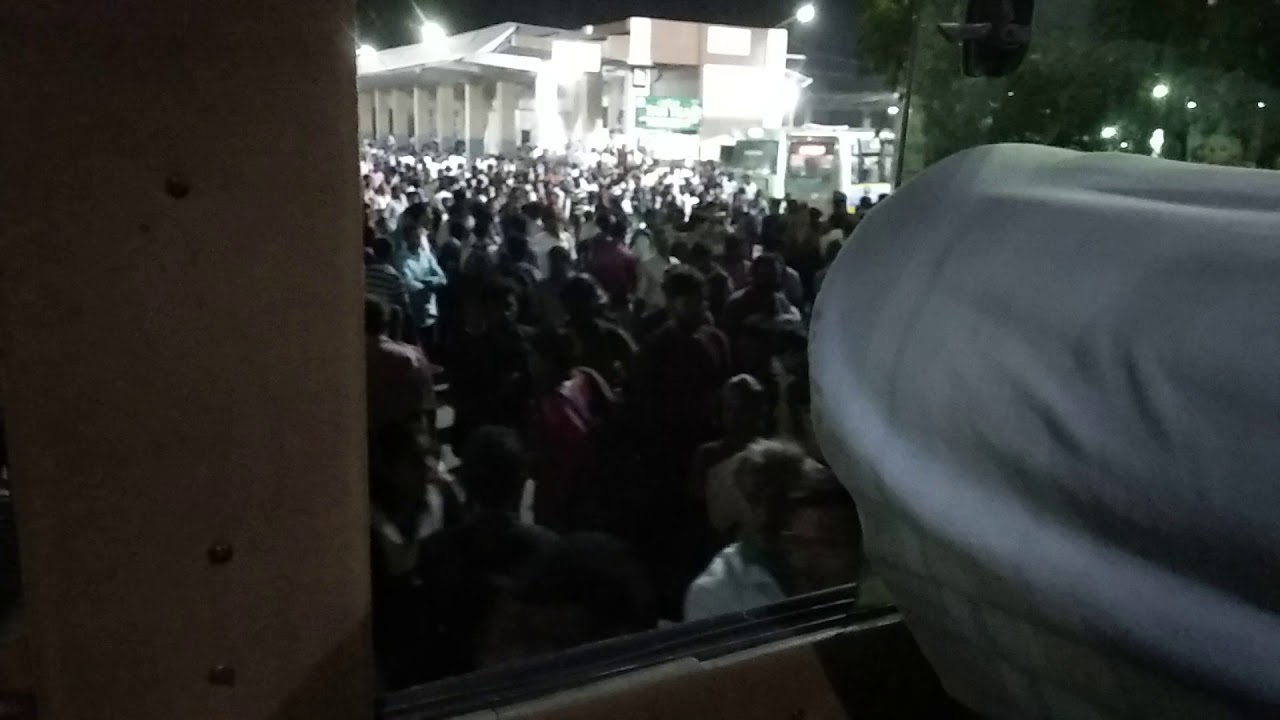 Singanallur bus stand on 17th April 2019, before election. - YouTube