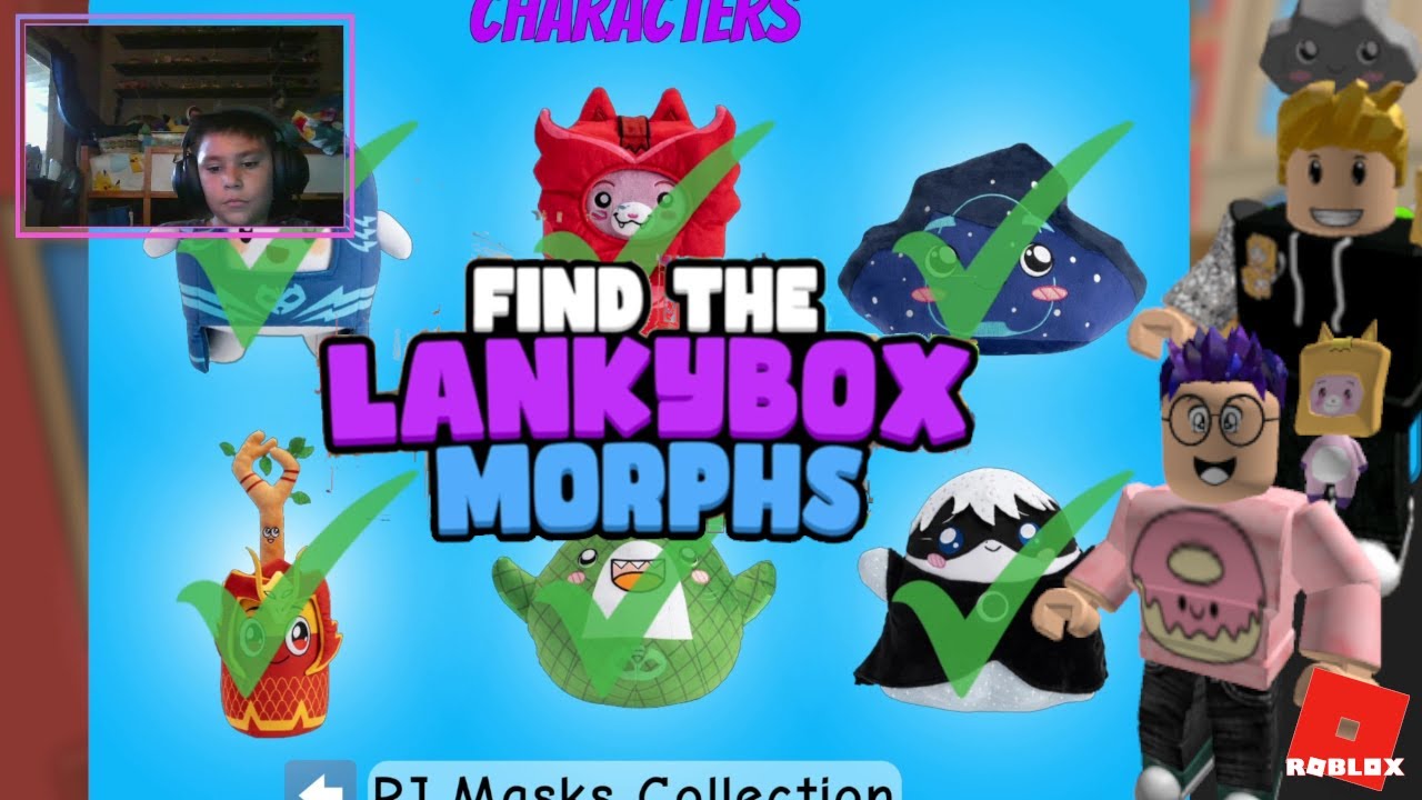 All locations Roblox Find The Lankybox Morphs (All 36 Characters) - YouTube