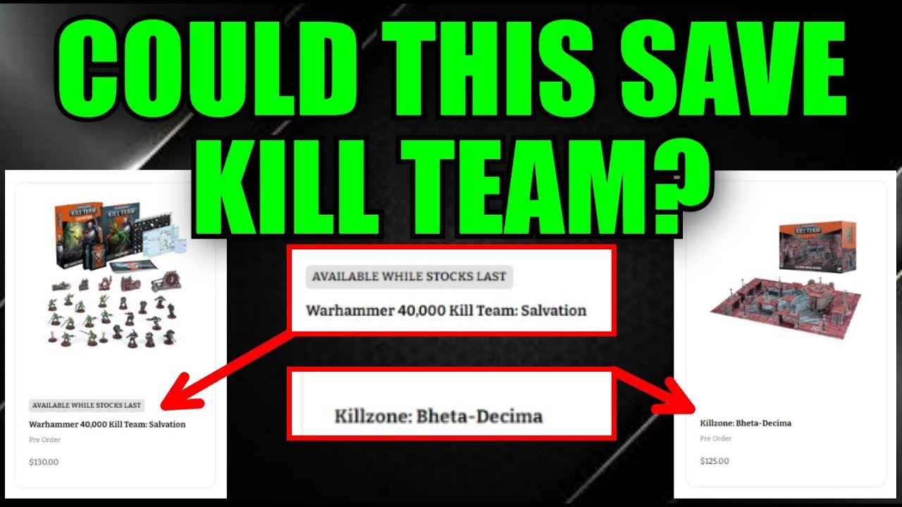 This is HUGE...Games Workshop IMPROVING? Warhammer 40,000 Kill Team ...