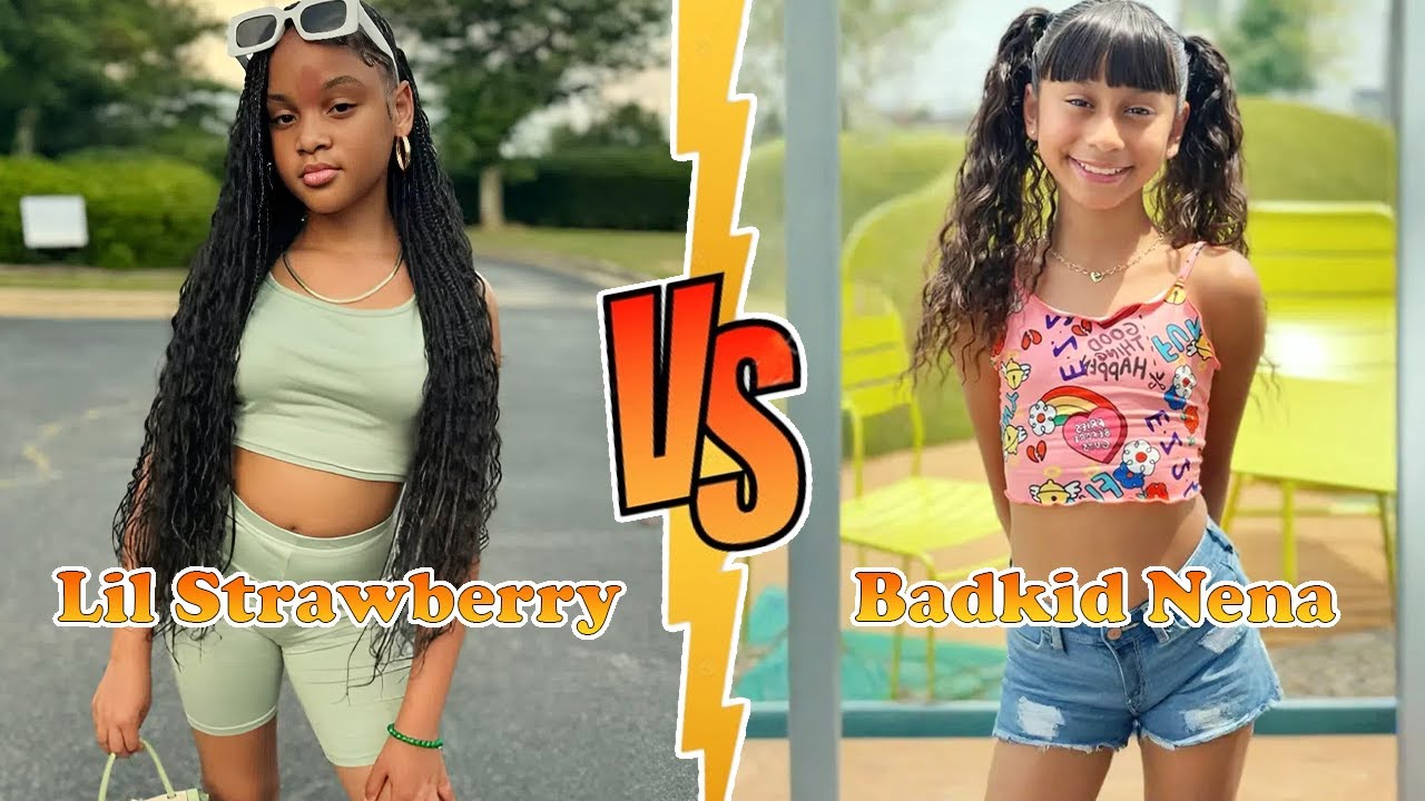 Lil Strawberry VS Badkid Nena (Tha Bad Kids) Transformation 2026 From ...