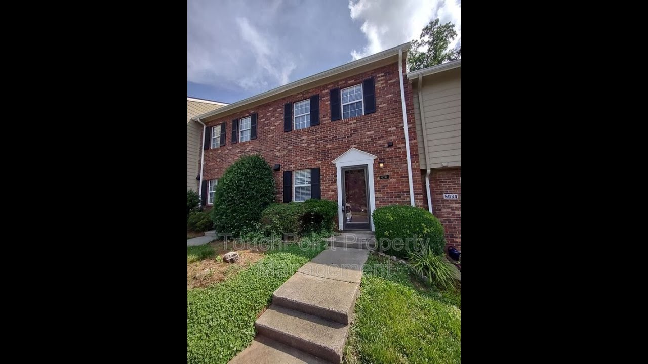 Charlotte Townhomes for Rent 2BR/1.5BA by Charlotte Property Manager - YouTube