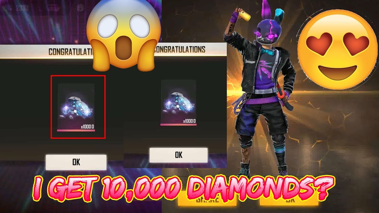 Can I get 10,000 Diamonds from These Crates? || Free Fire New Event ...