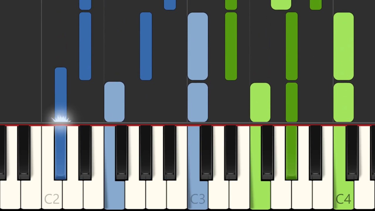 Adele Hello piano accompaniment sheet music preview (Synthesia) - YouTube