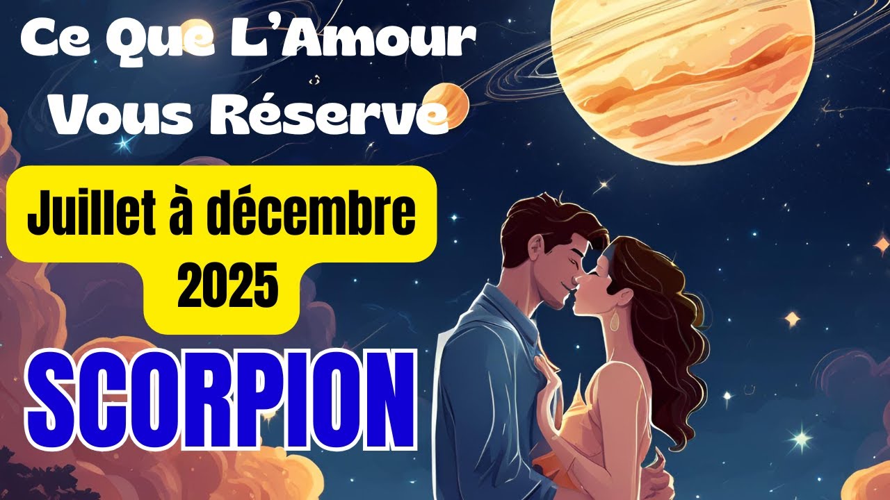 Astrologie SCORPION 2025 amour - YouTube