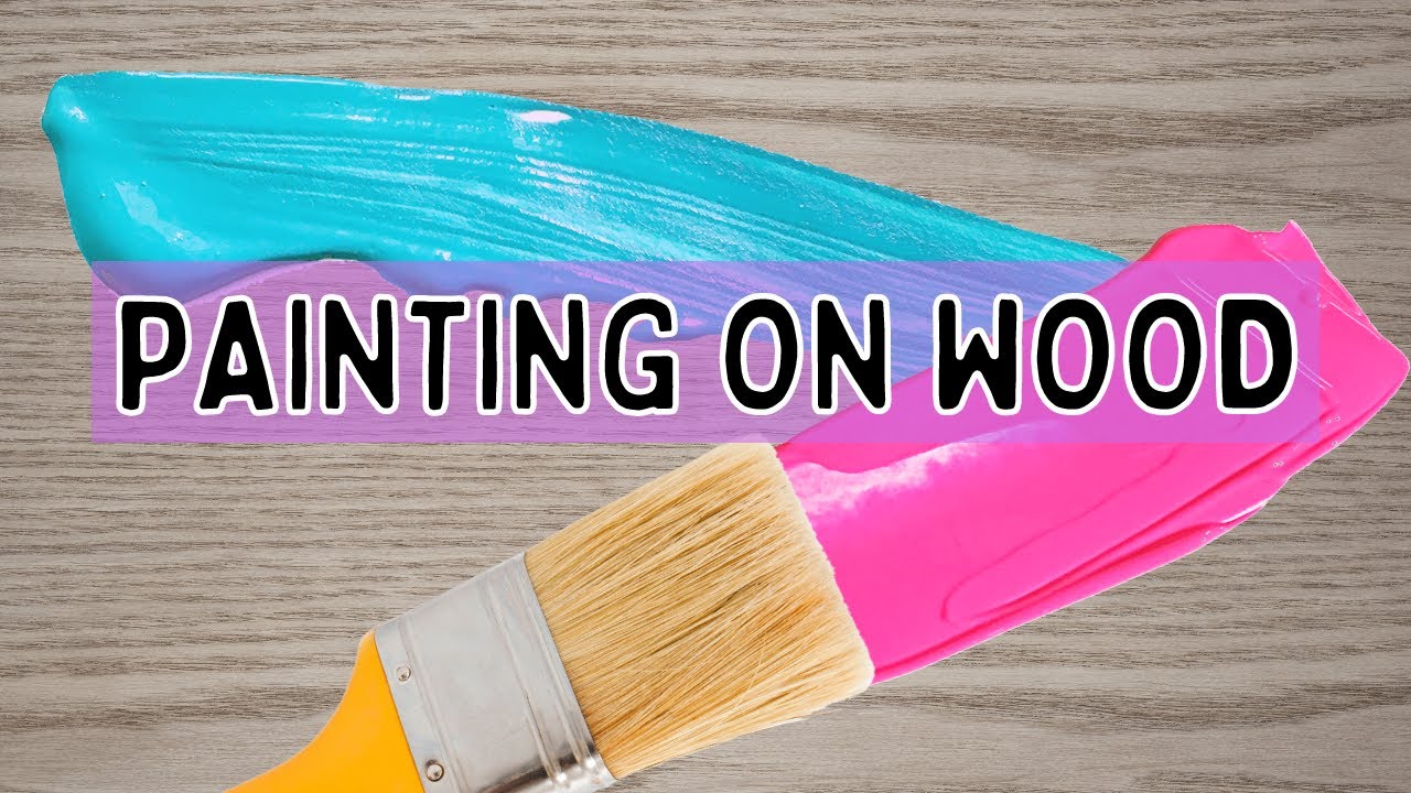 Painting On a Wooden Plaque - YouTube