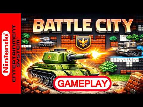 🔴Battle City (NES) – Gameplay Part | No Commentary | 1080p / 60FPS
