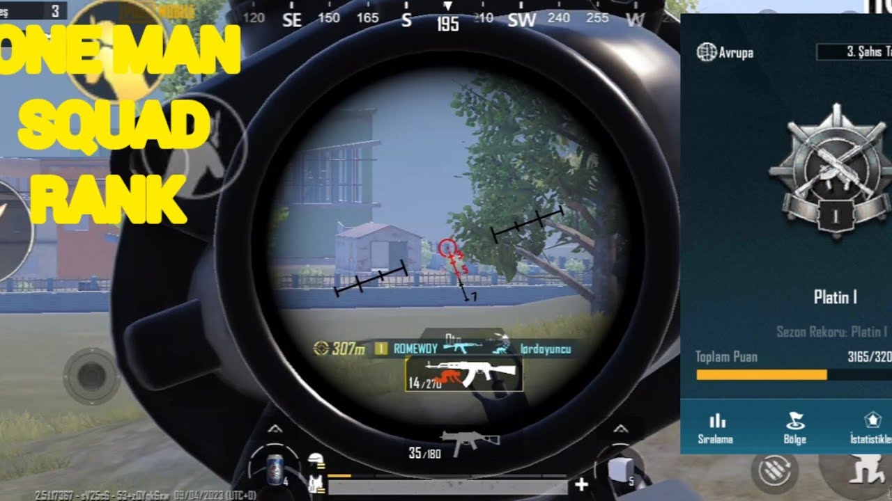ONE MAN SQUAD 1.BOLUM 3165 PUAN - YouTube