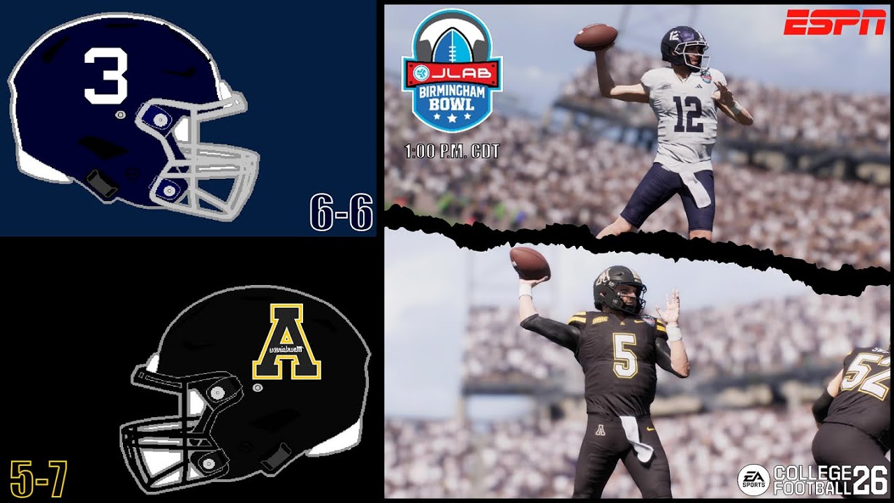 Georgia Southern vs. App State | 2025 JLAB Birmingham Bowl | College ...