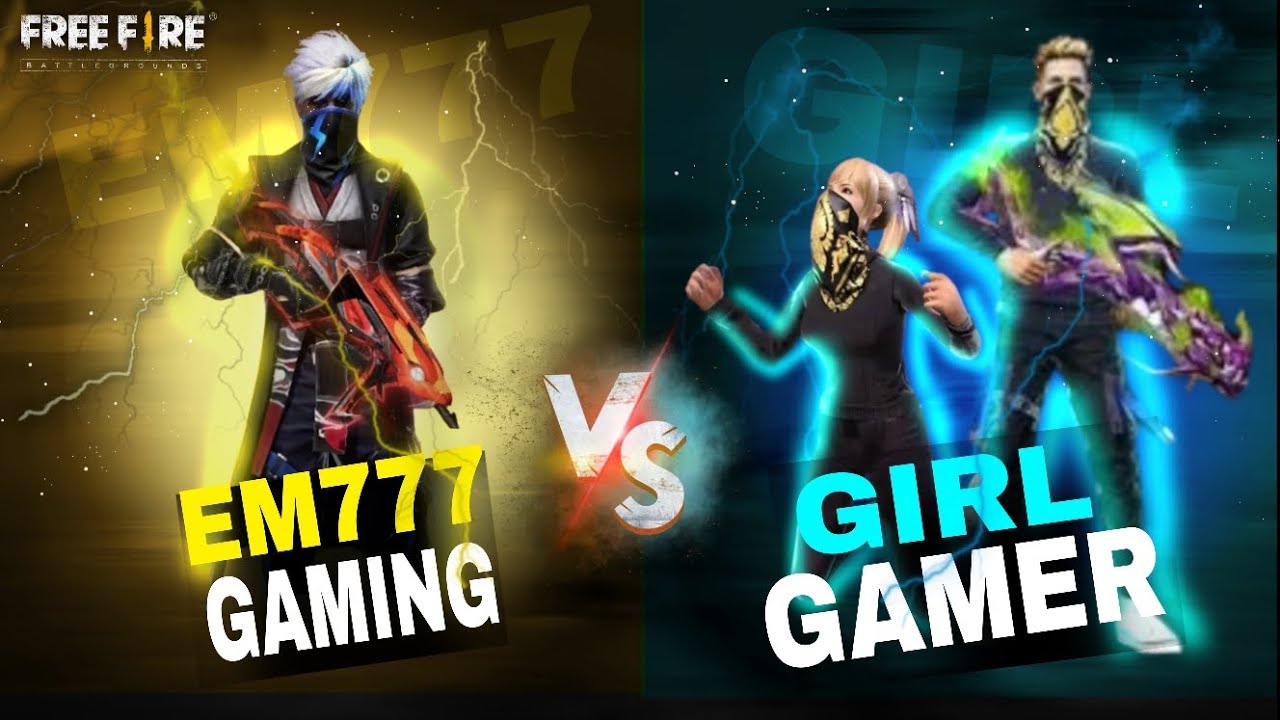 EM777 TV VS GIRL FF ll 1VS2 ll MOST Demanded & Awaited Match # ...