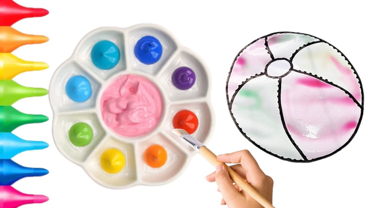 Color Mixing Magic 🎨 Easy BALL Drawing for Kids | Fun Art Ideas for ...