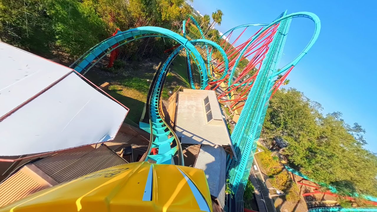 Crazy Intense Coaster - Kumba POV - YouTube