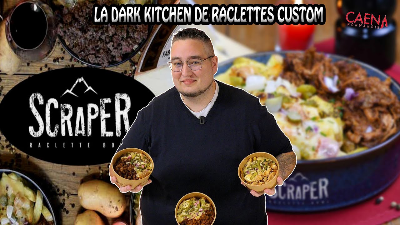 Dégustation des raclettes custom de la DARK KITCHEN SCRAPER RACLETTE ...