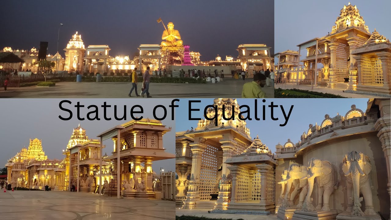 Statue of Equality| Ramanuja Temple| Samatha Murty Muchintal | 1000 ...