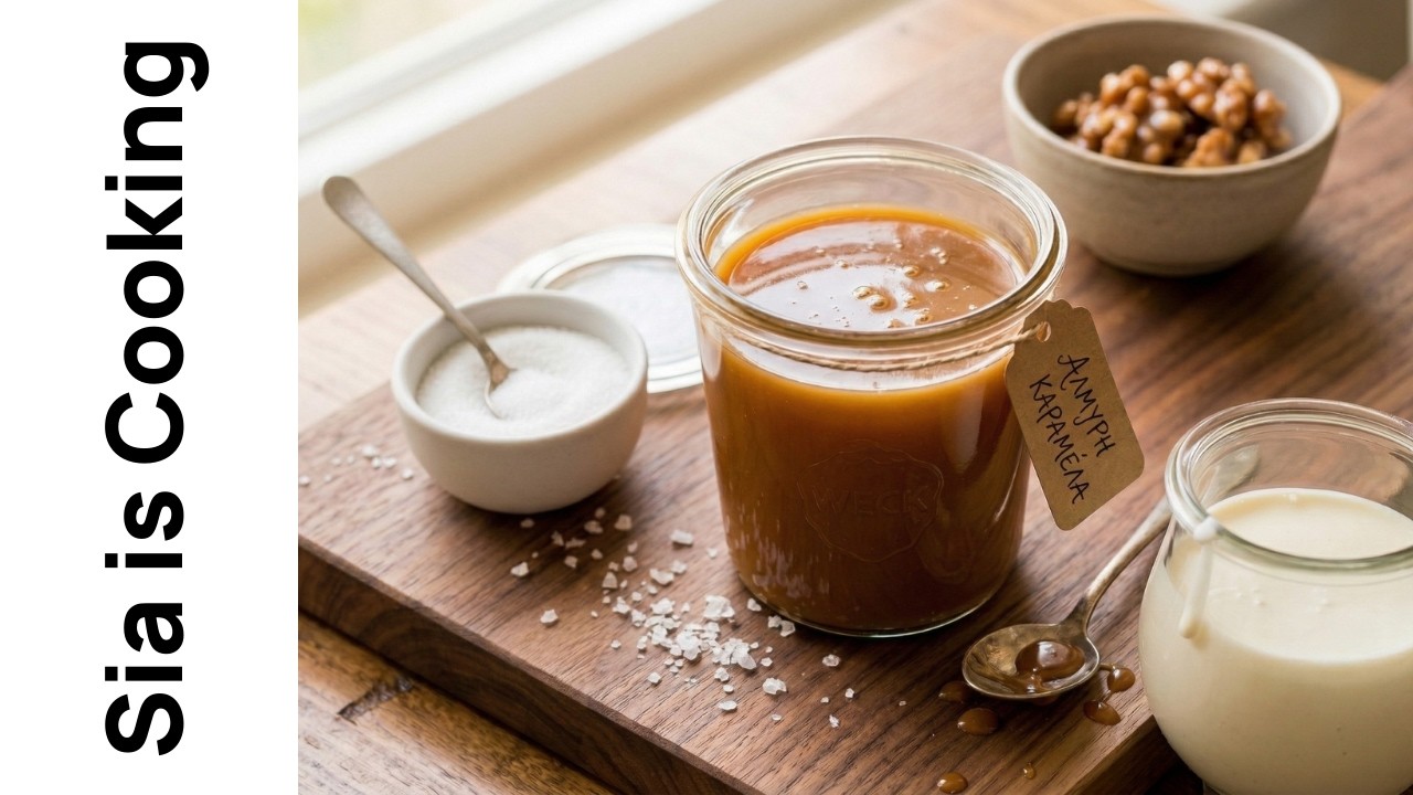 Σάλτσα αλμυρής καραμέλας | Sia is Cooking - YouTube