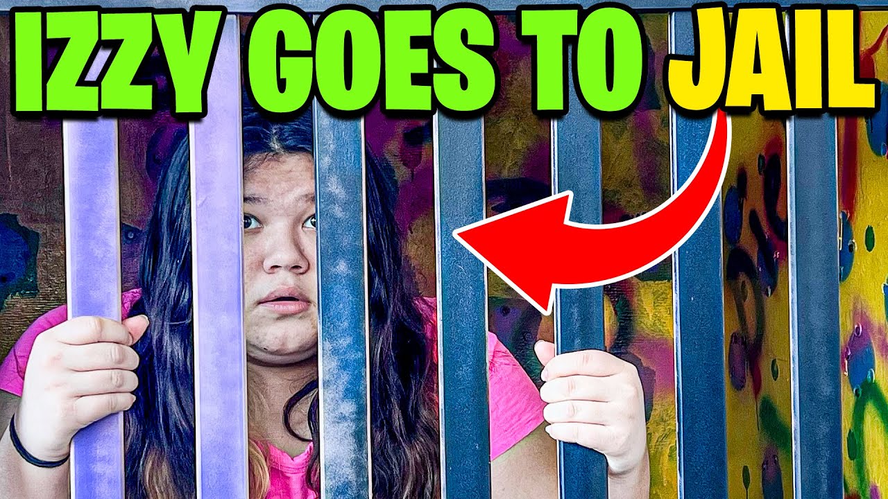 IZZY GOES TO JAIL - PRISON ESCAPE - YouTube